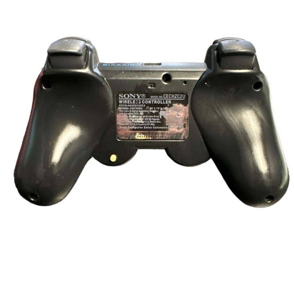 Pre-owned Official Sony PlayStation 3 PS3 Sixaxis Controller Black ...